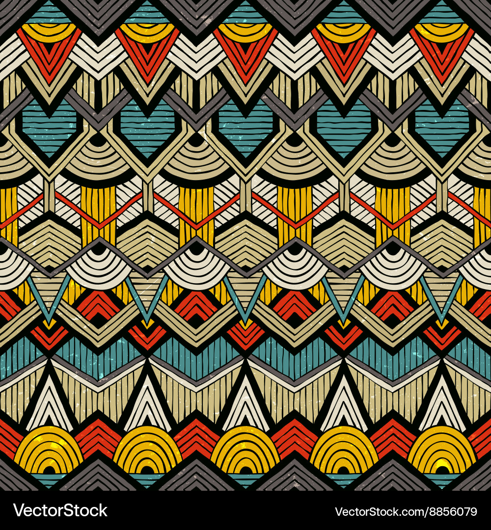 Tribal pattern Royalty Free Vector Image - VectorStock
