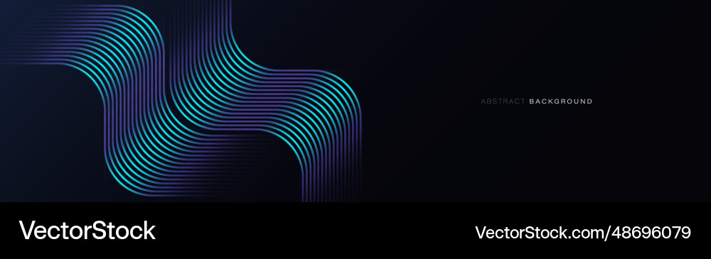 White abstract dynamic line wavy glowing on grey Vector Image