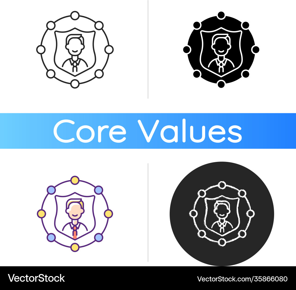 Accountability icon Royalty Free Vector Image - VectorStock