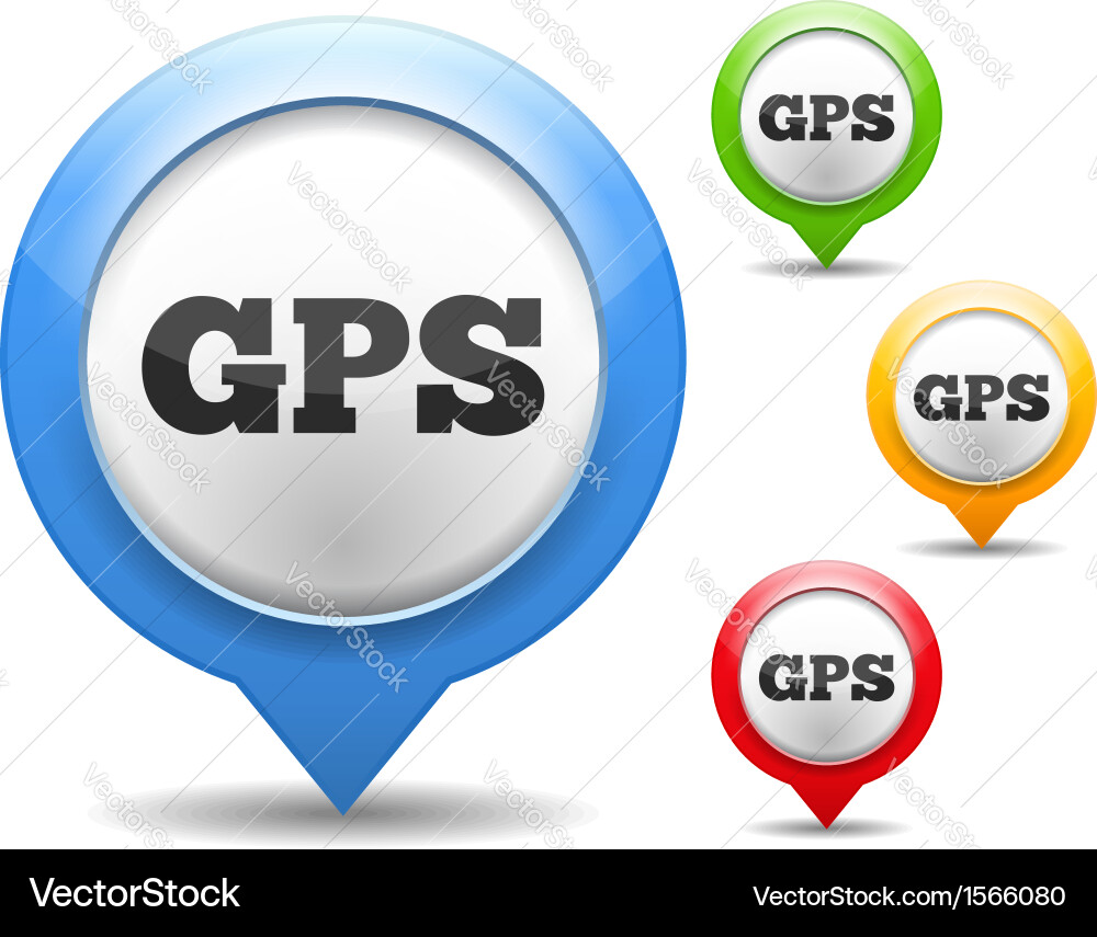 Gps icon Royalty Free Vector Image - VectorStock