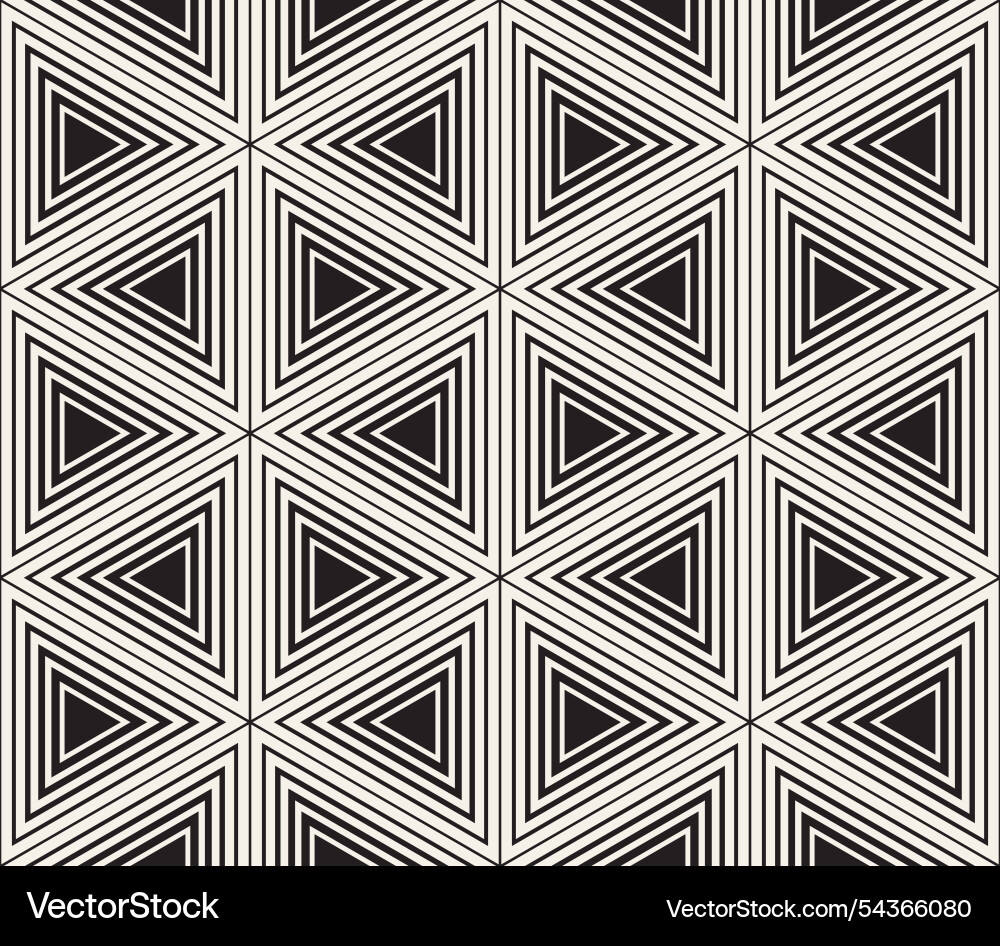 Seamless pattern repeating geometric elements Vector Image