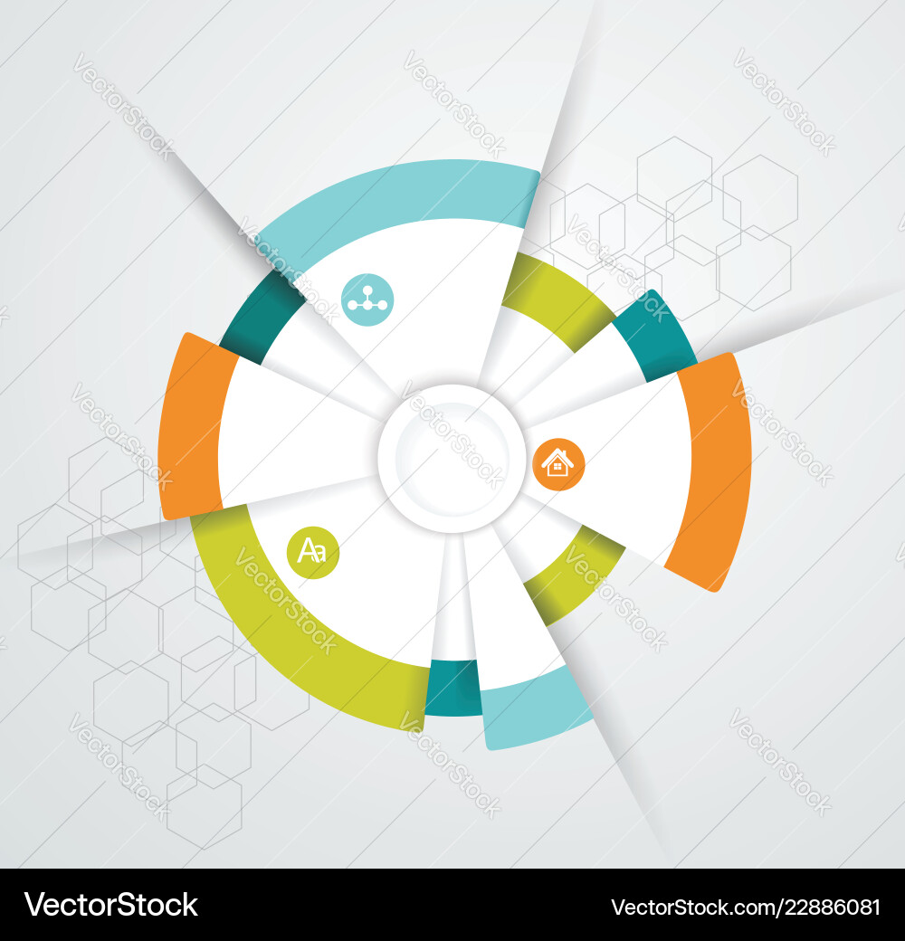 Business Data Analysis Chart Royalty Free Vector Image