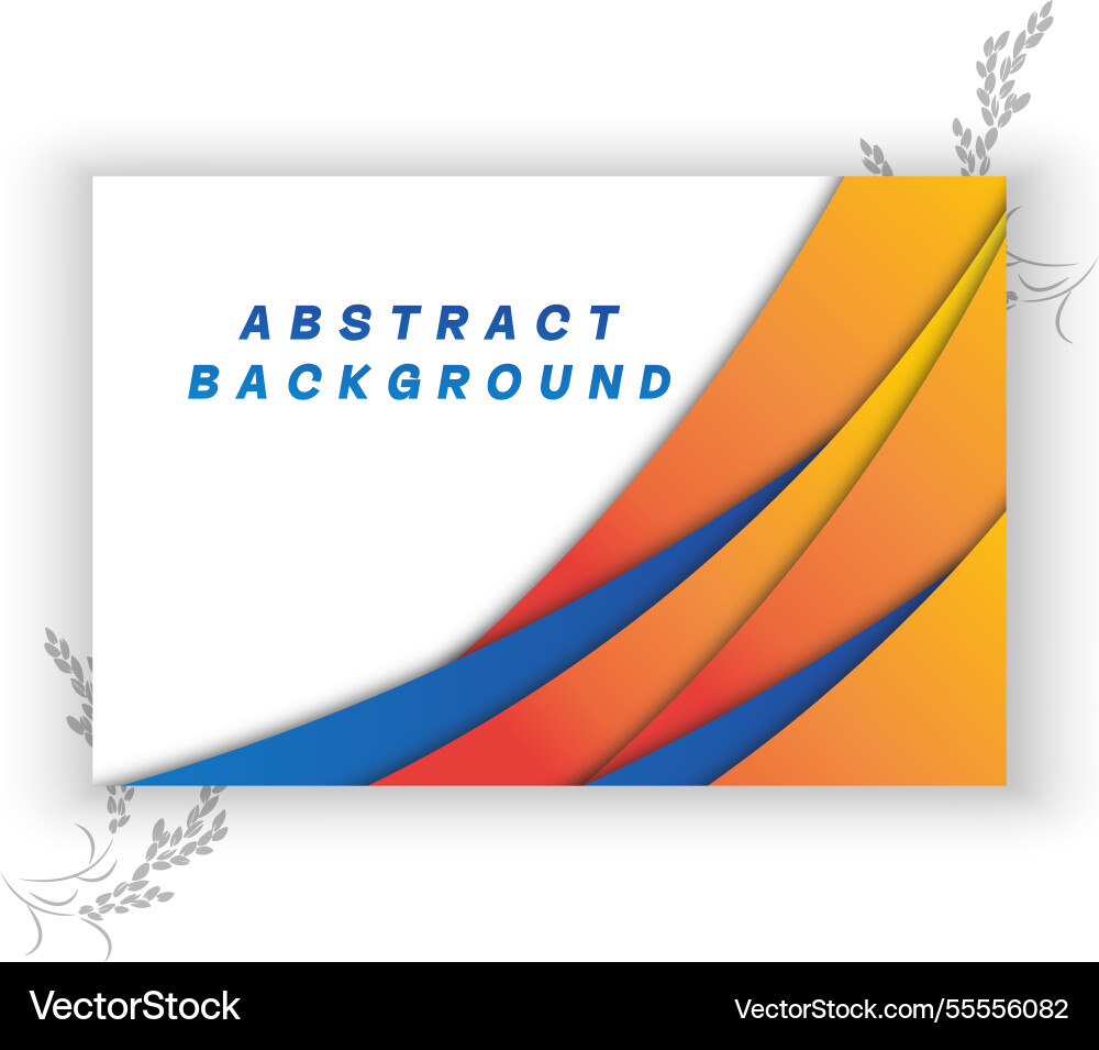 Abstract background template Royalty Free Vector Image