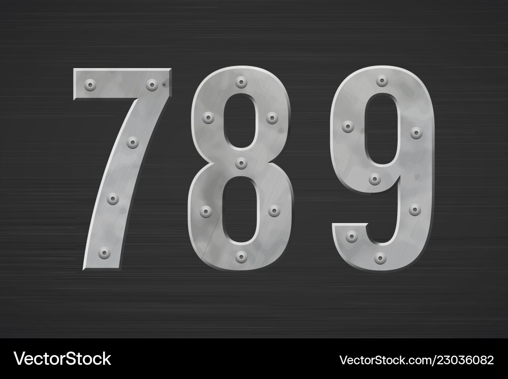 Digital letters Royalty Free Vector Image - VectorStock