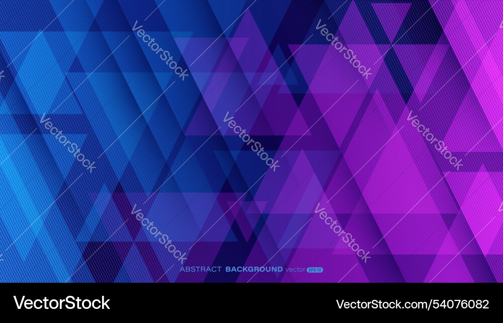 Geometric abstract background with blue and pink Vector Image