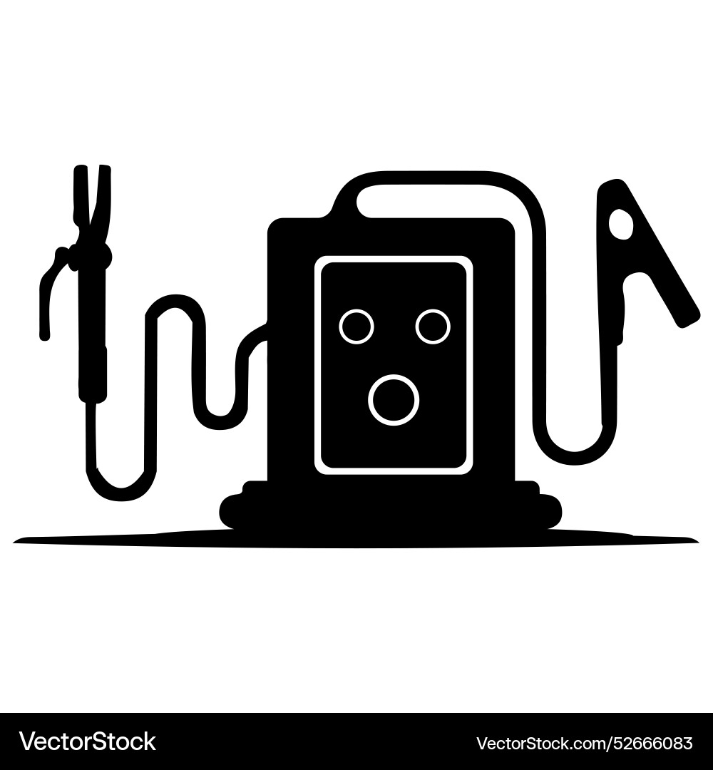 Electric welding machine icon Royalty Free Vector Image