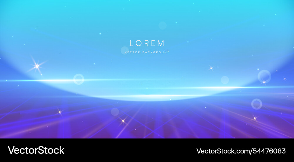 Luxury light blue background with line lighting Vector Image