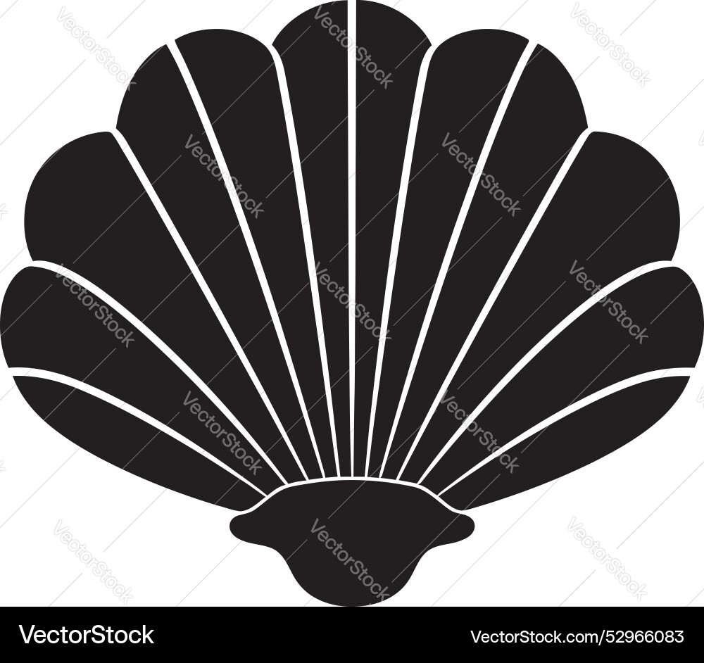 Seashore splendor iconic logo emblem oceanic Vector Image