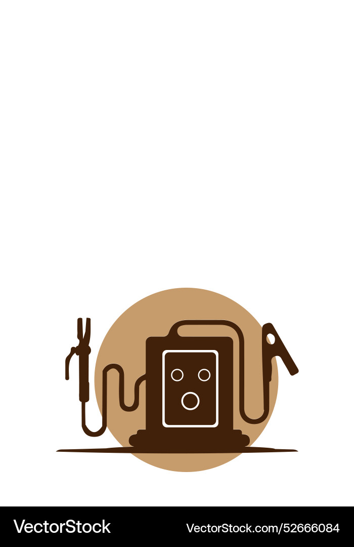 Electric welding machine icon Royalty Free Vector Image