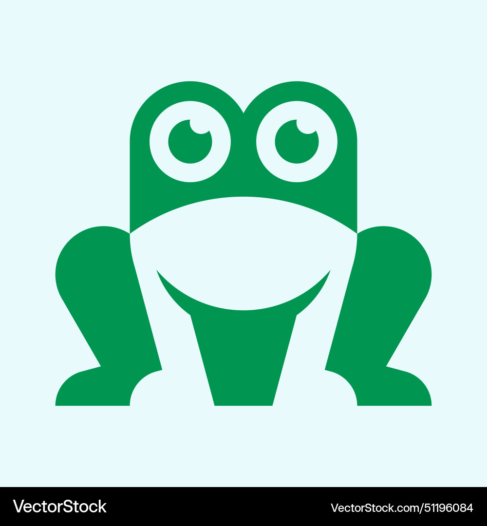 Frog logo Royalty Free Vector Image - VectorStock