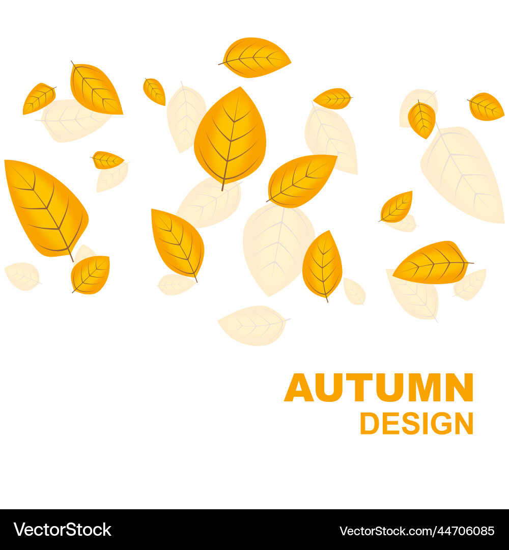 Abstract autumn background Royalty Free Vector Image