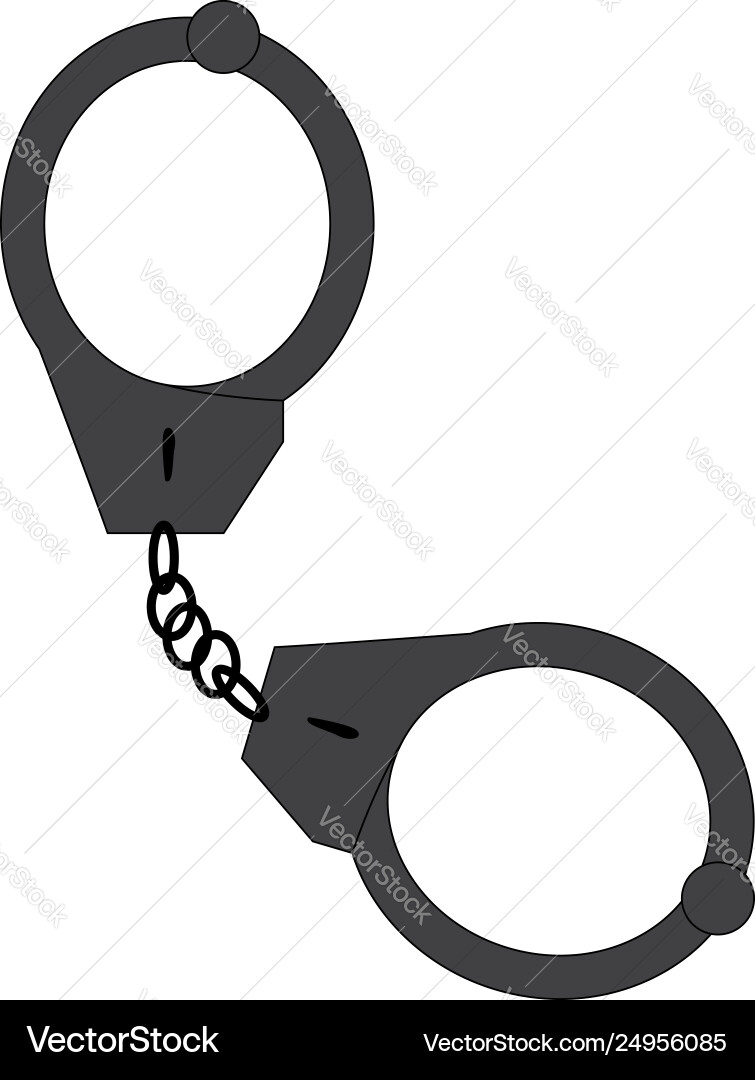 Black metallic hand lock or color Royalty Free Vector Image