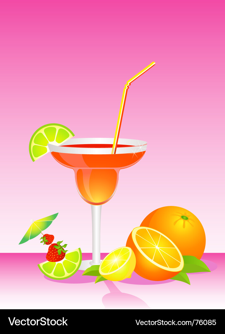 Cocktail Royalty Free Vector Image - VectorStock