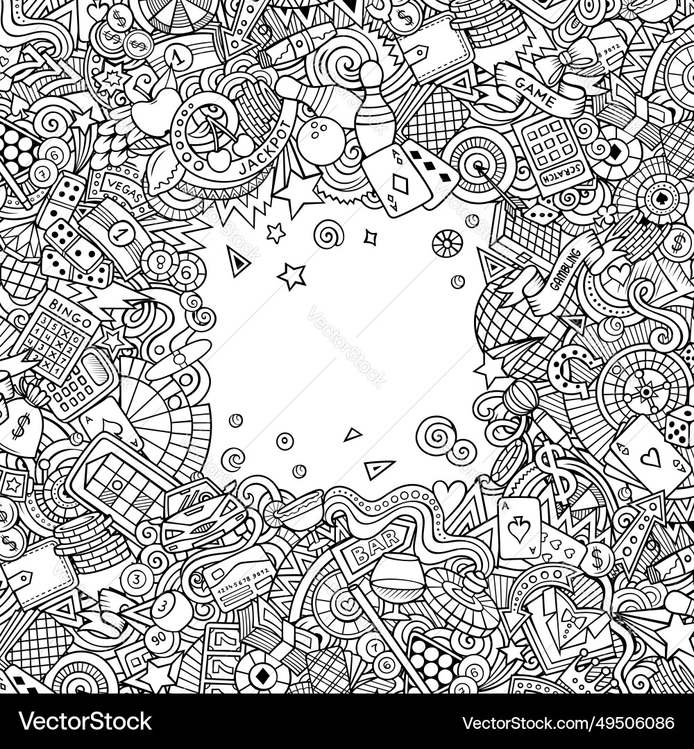 Bingo Border Vector Images (over 150)