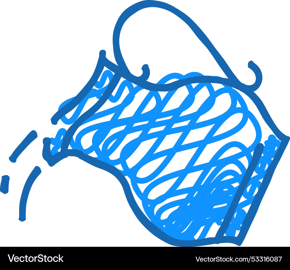 Milk add icon doodle Royalty Free Vector Image