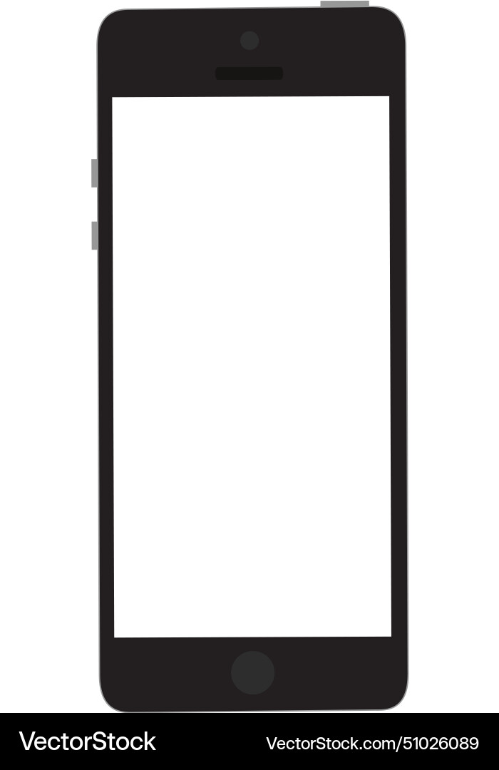 Iphone black Royalty Free Vector Image - VectorStock