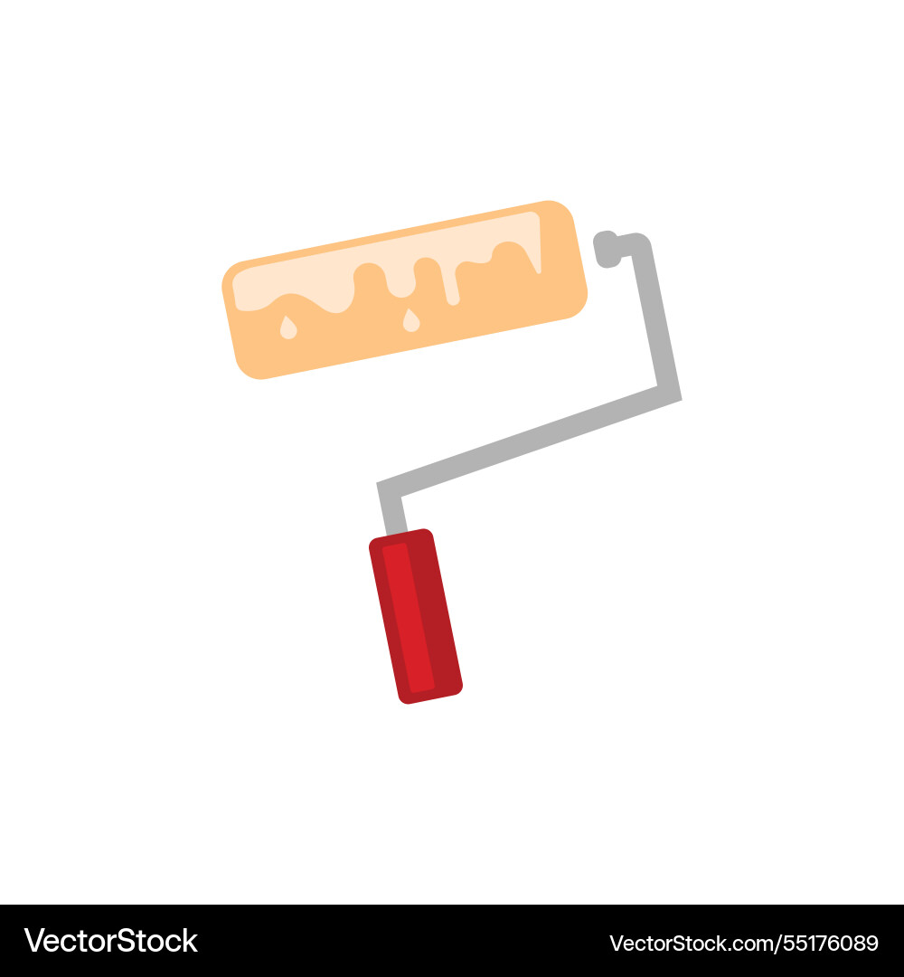 Paint roller icon Royalty Free Vector Image - VectorStock