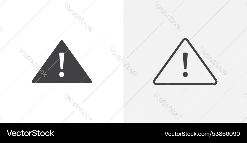 Alert vecor icon set Royalty Free Vector Image