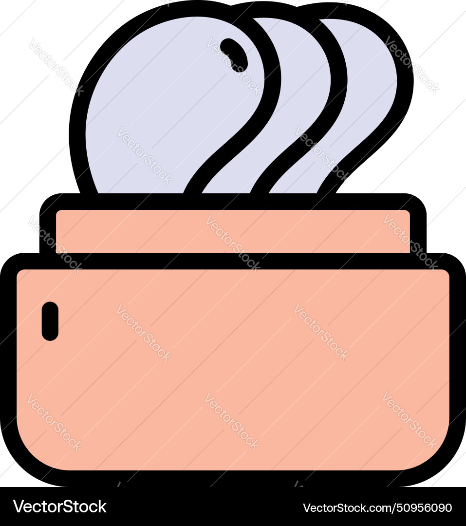 Gel patch color icon simple logo for cosmetics Vector Image