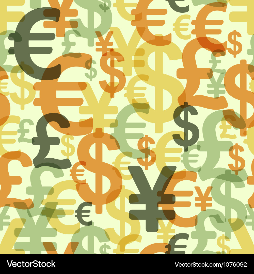 Money Pattern - Seamless Texture Royalty Free Vector Image