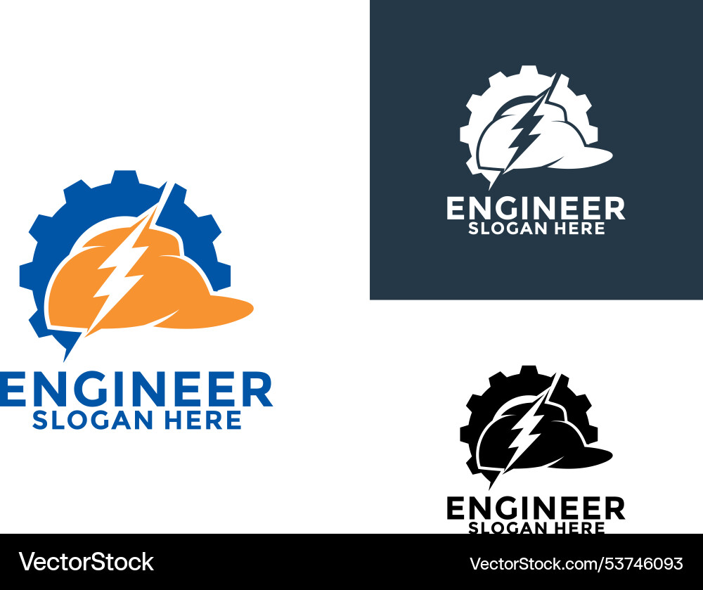 Electrical engineering logo design creative Vector Image