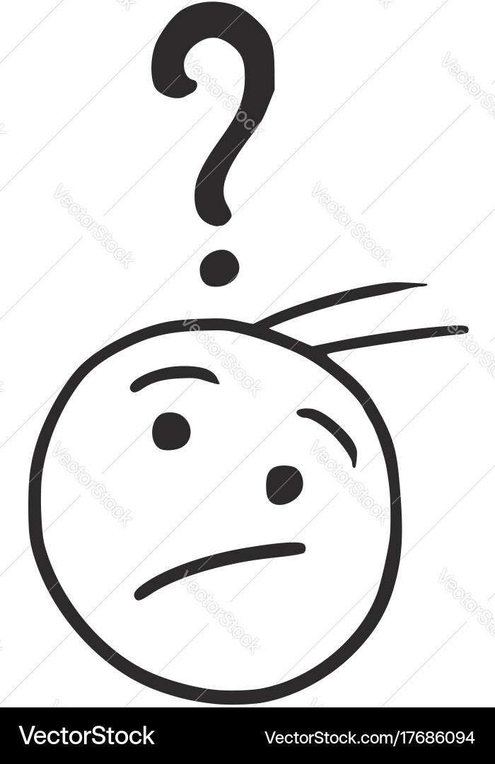 Stickman Question Vector Images (over 720)