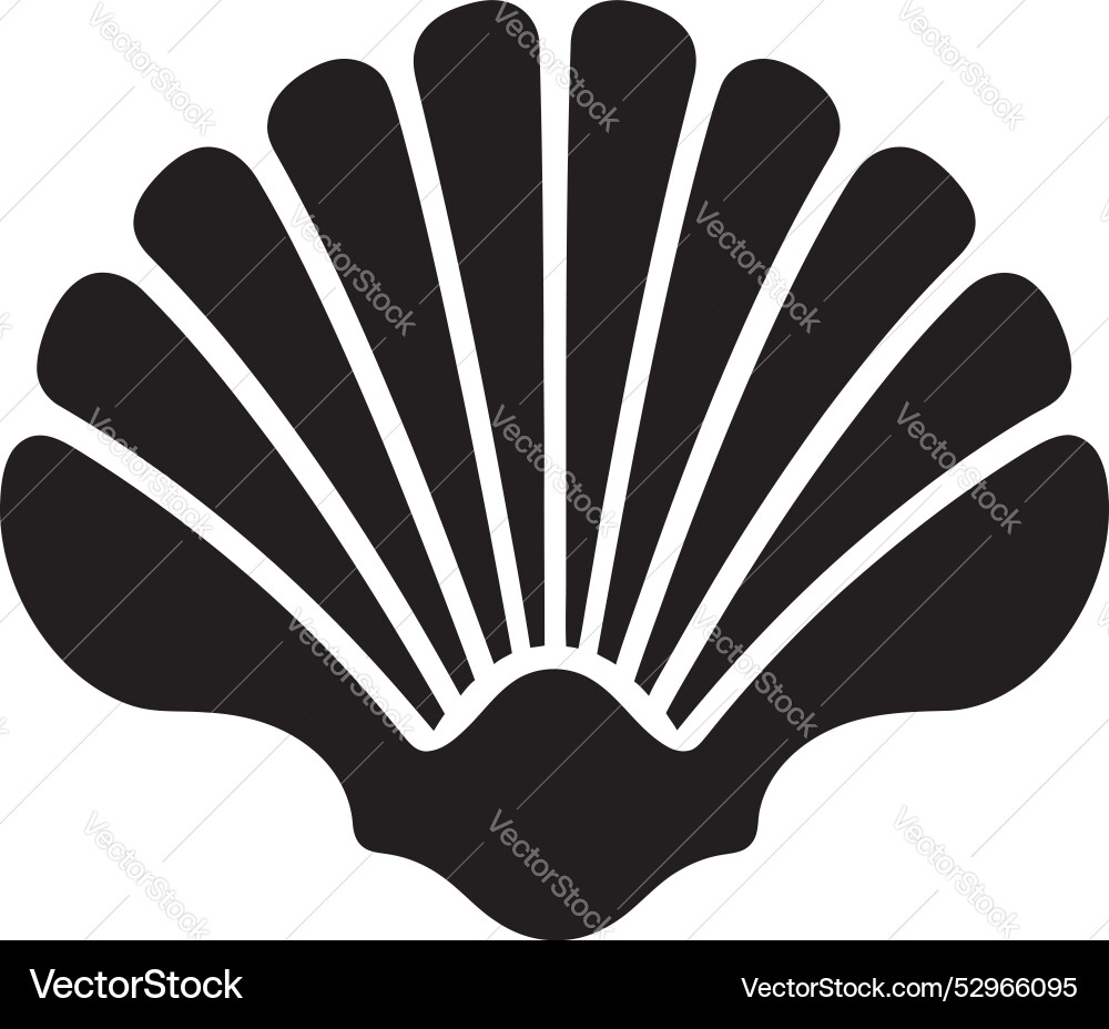 Oceanic delicacies shellfish icon coastal chic Vector Image