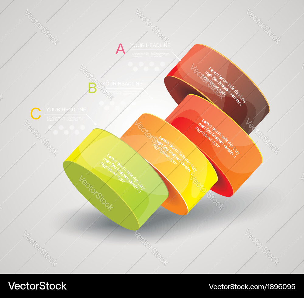 Pyramid chart Royalty Free Vector Image - VectorStock