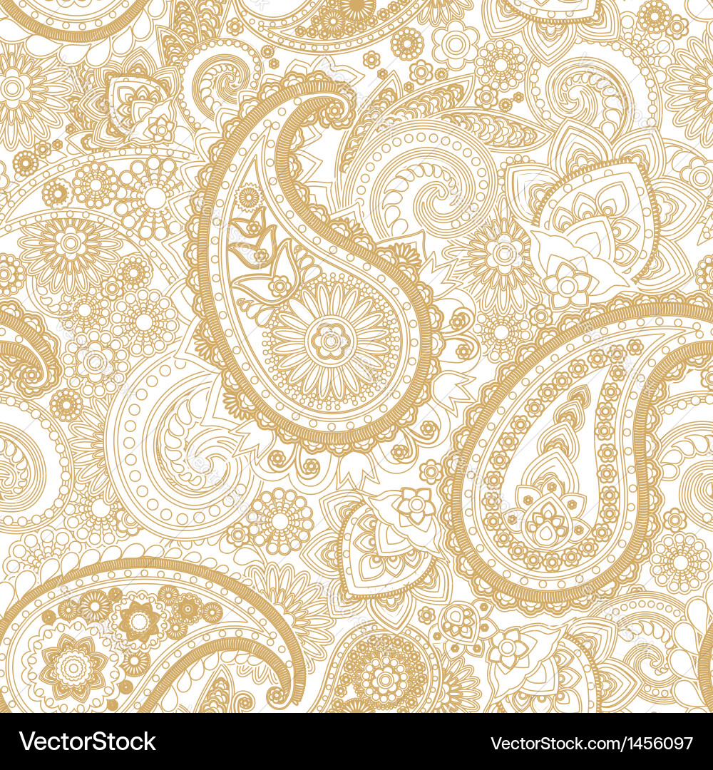 Paisley Pattern Royalty Free Vector Image - VectorStock