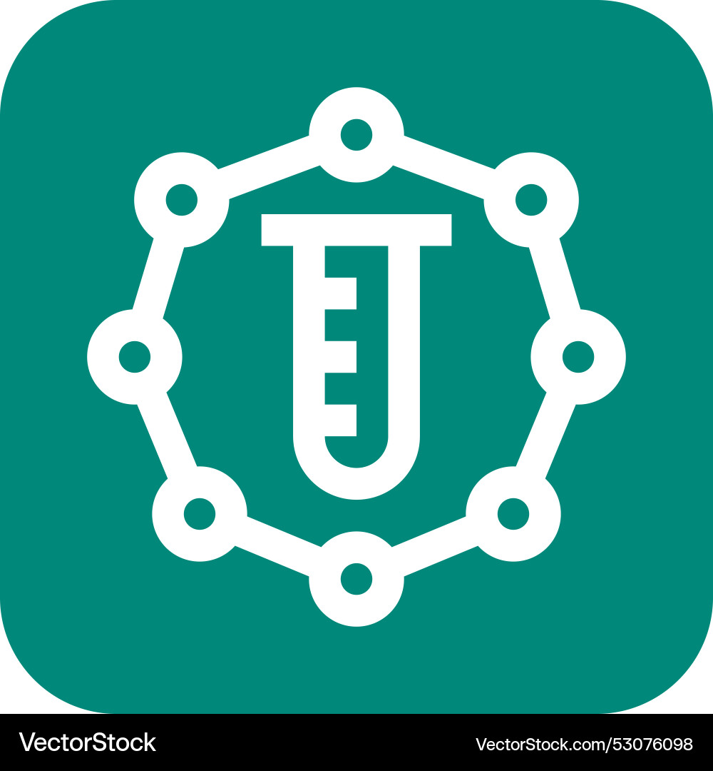 Bioengineering icon design Royalty Free Vector Image