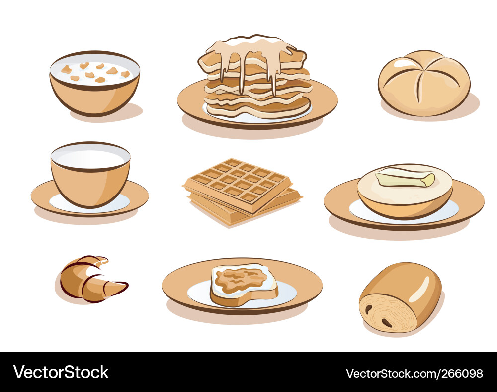 Breakfast Royalty Free Vector Image - VectorStock