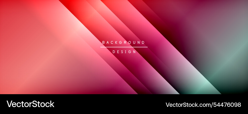 Dynamic shadow lines with gradient colors Vector Image