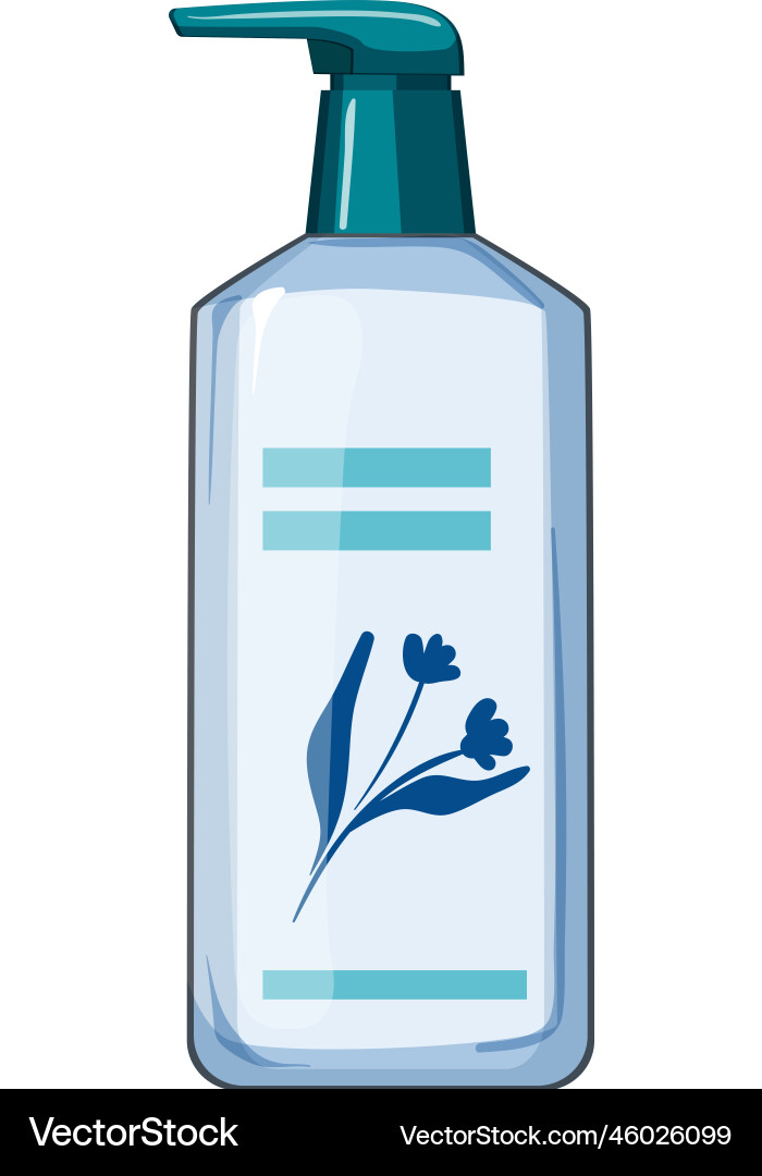 Beauty Lotion Bottle Royalty Free Vector Image