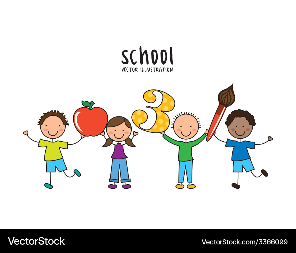 School design Royalty Free Vector Image - VectorStock