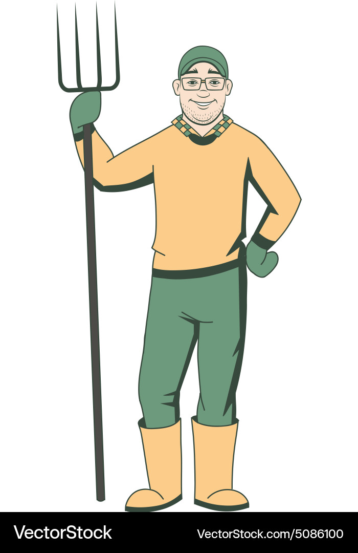 Farmer Royalty Free Vector Image - VectorStock