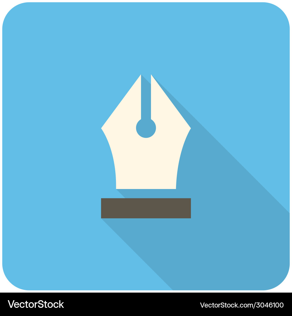 Pen icon Royalty Free Vector Image - VectorStock