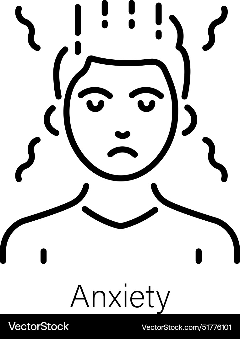 Anxiety Royalty Free Vector Image - VectorStock Anxiety Royalty Free Vector Image - VectorStock