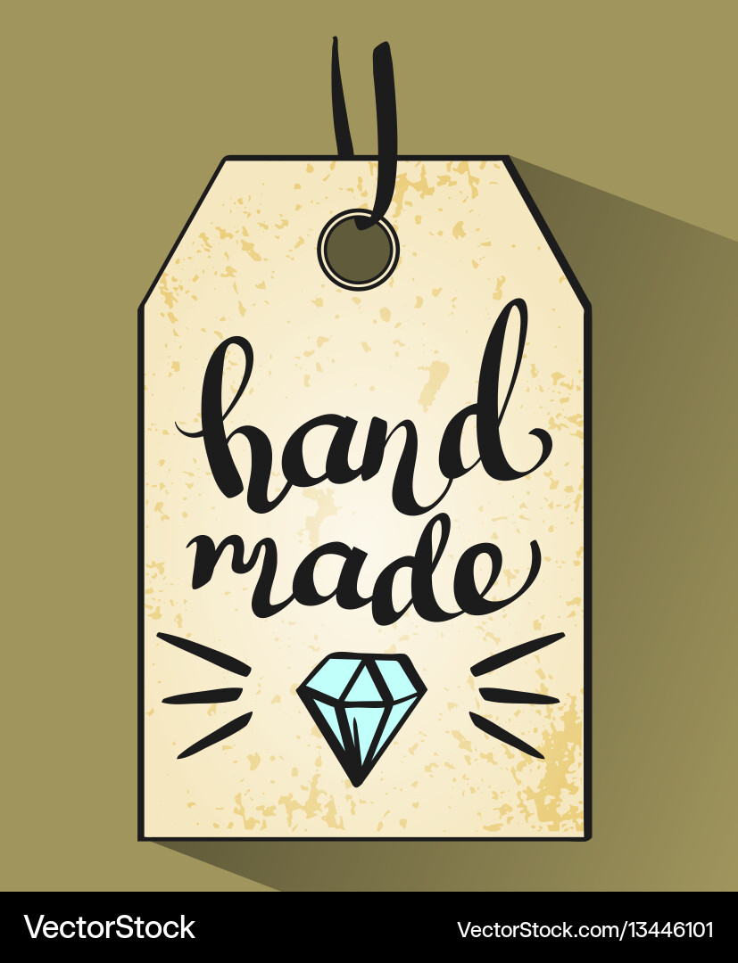 Hand made lettering Royalty Free Vector Image - VectorStock