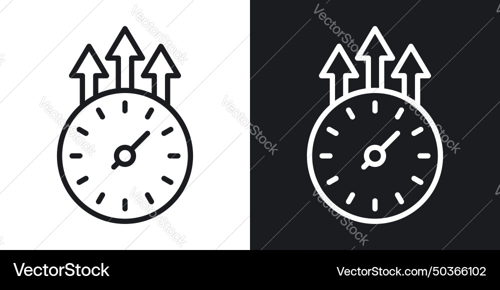 Continuous improvement icon set infographic Vector Image