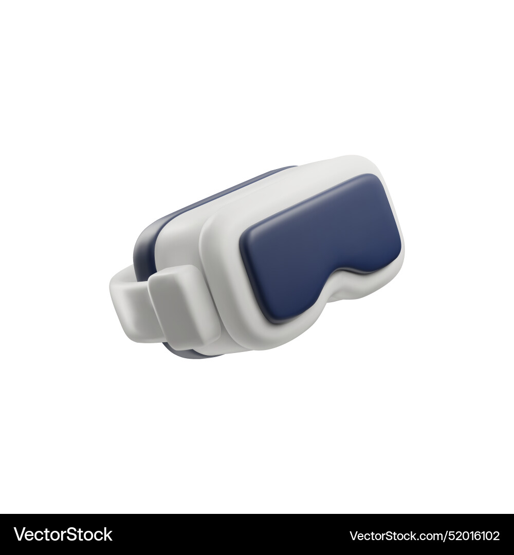 Realistic 3d of a vr gaming Royalty Free Vector Image