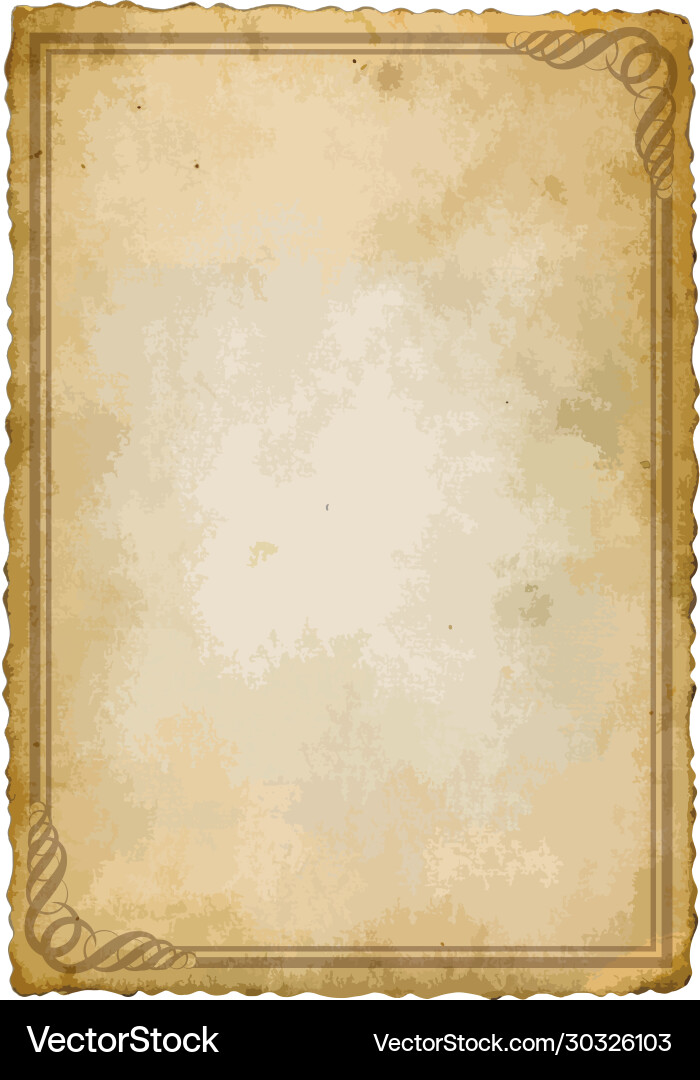 Old card Royalty Free Vector Image - VectorStock