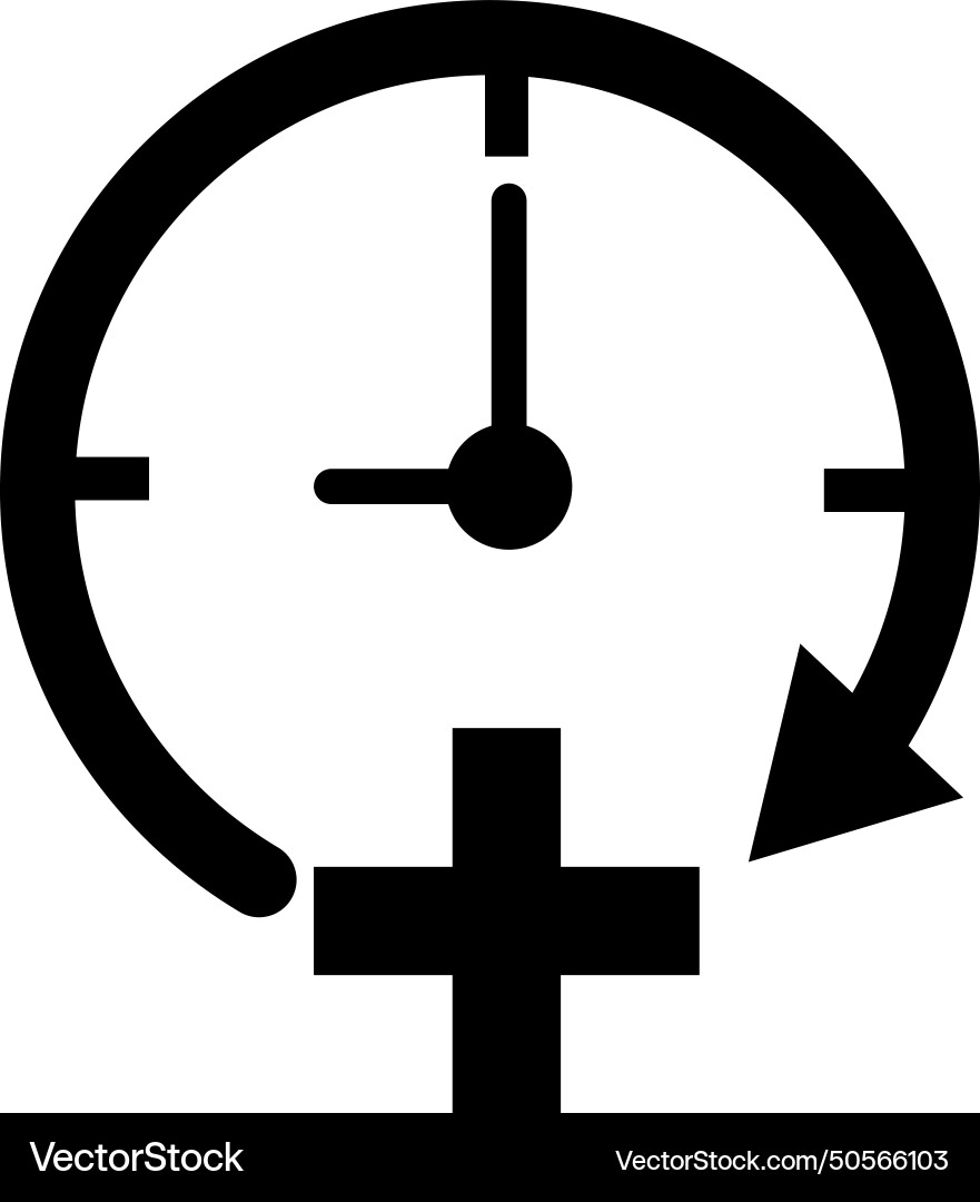 Overtime icon business and clock sign working Vector Image