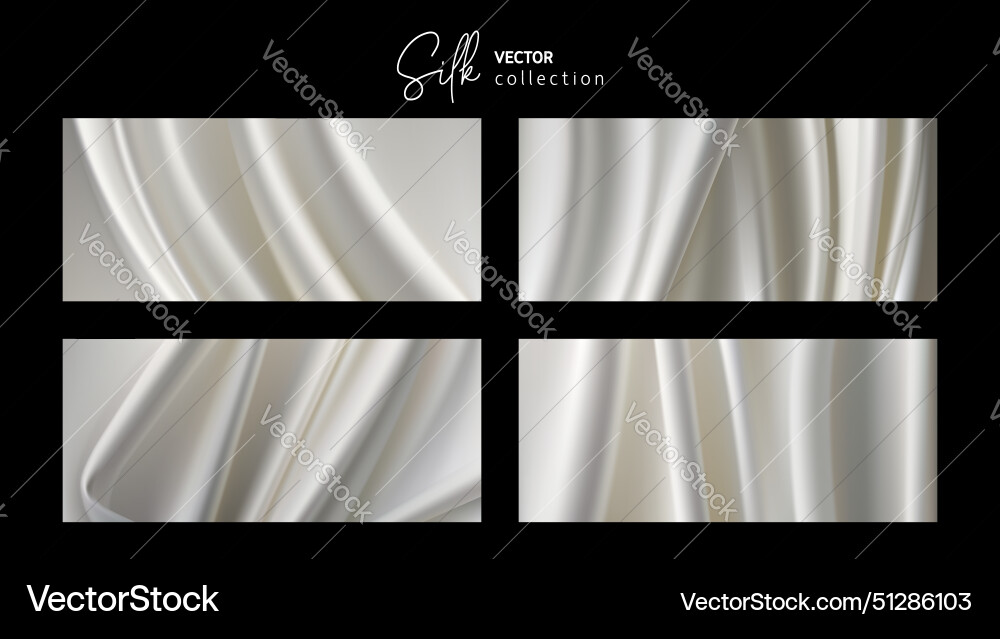 Silk fabric texture Royalty Free Vector Image - VectorStock
