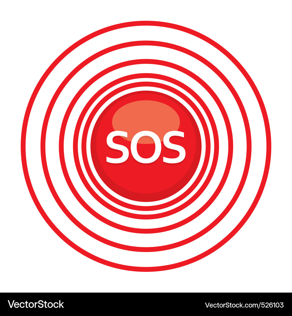 Sos need help Royalty Free Vector Image - VectorStock