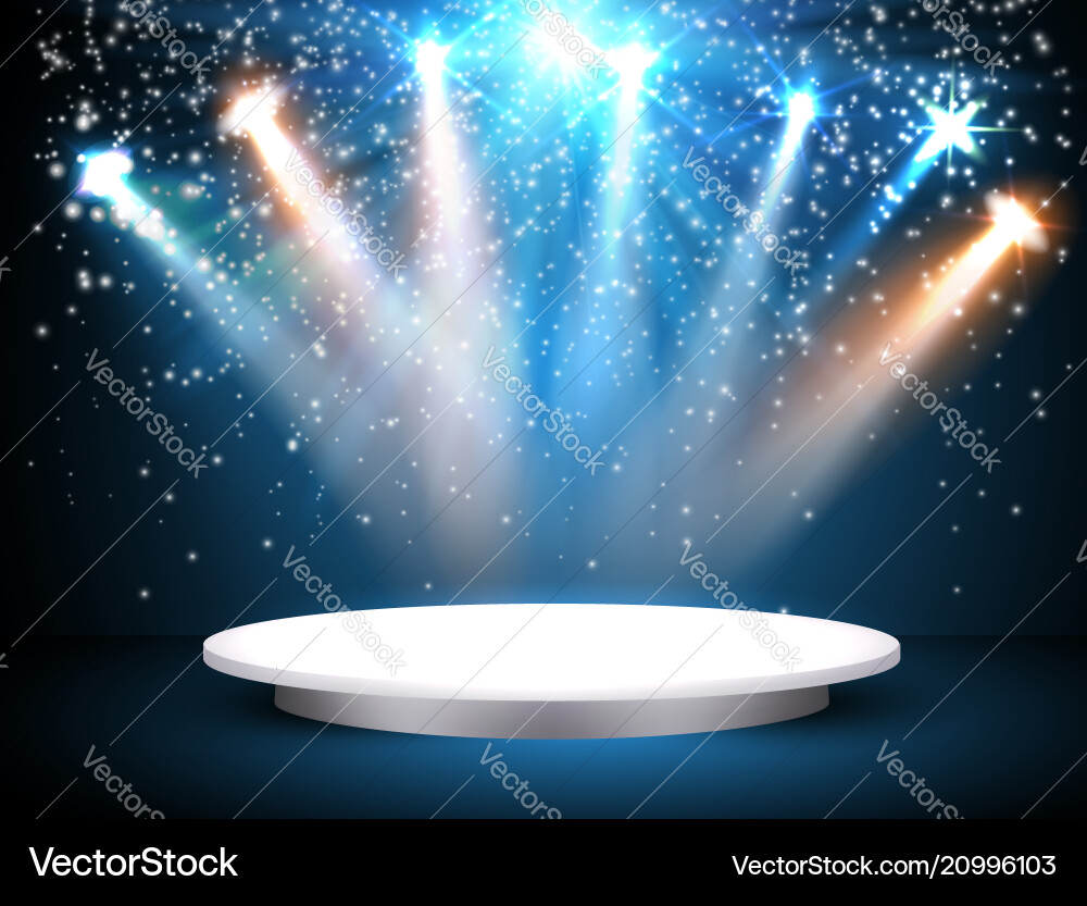 Spotlight Red Carpet Showroom Background – Royalty-Free Vector ...