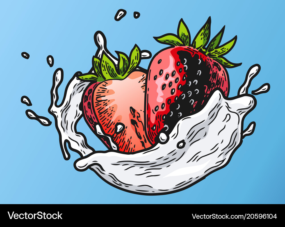 Strawberry milk color Royalty Free Vector Image