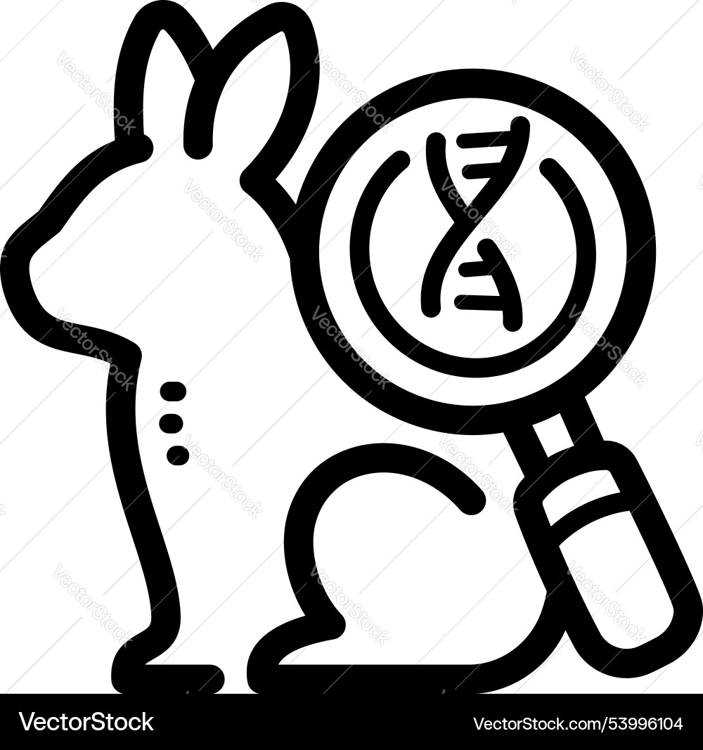 Zoology - science icons Royalty Free Vector Image