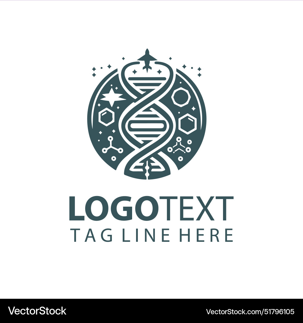 Biotech logo Royalty Free Vector Image - VectorStock