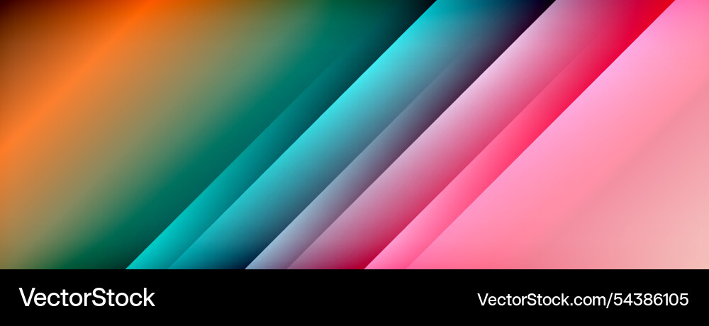Colorful gradient with lines made of shadow and Vector Image