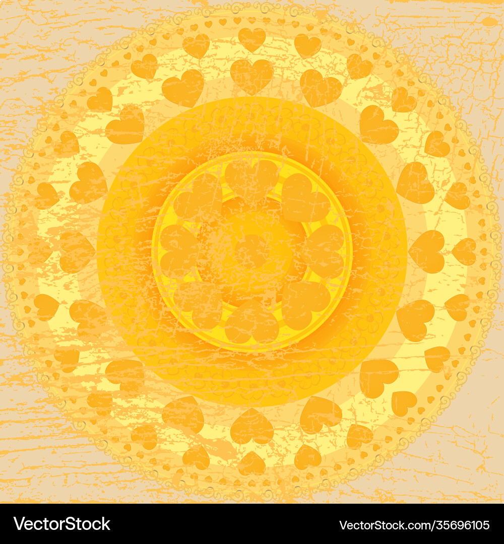 Gold plate Royalty Free Vector Image - VectorStock